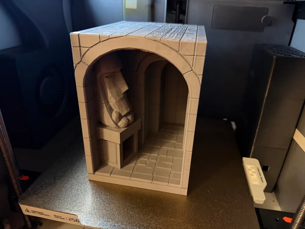 Classic Zelda Dungeon Book Nook - Free 3D Print Model - MakerWorld
