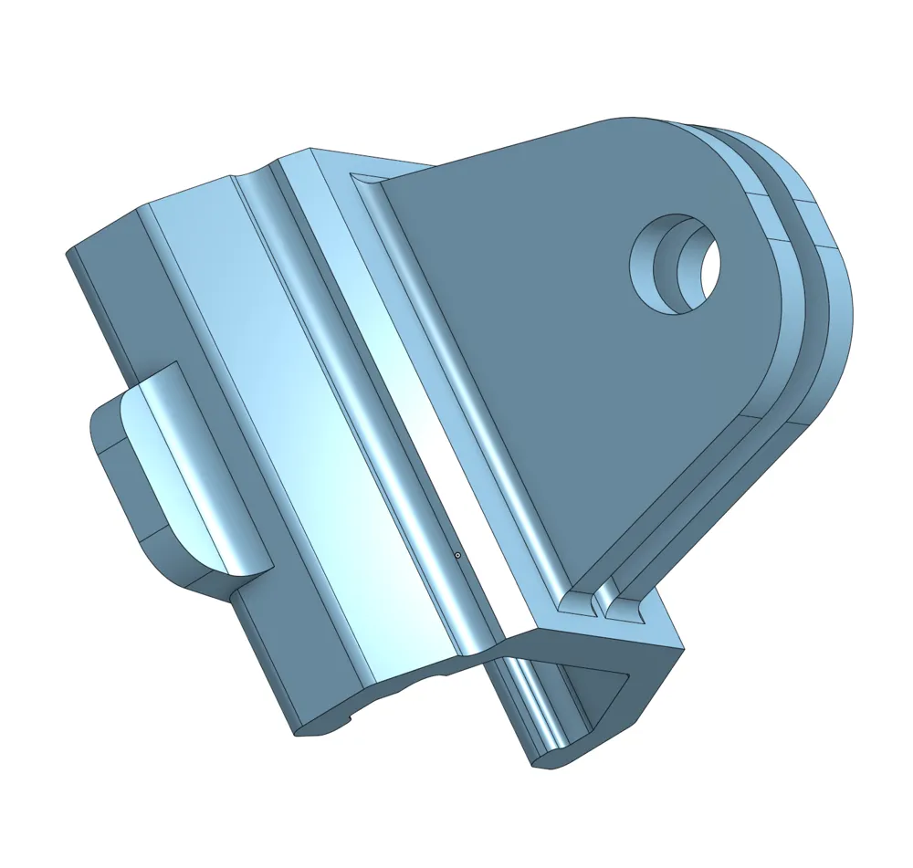 knog. Blinder 120 LED Bike-Light GoPro Mount by Lip3D MakerWorld ...