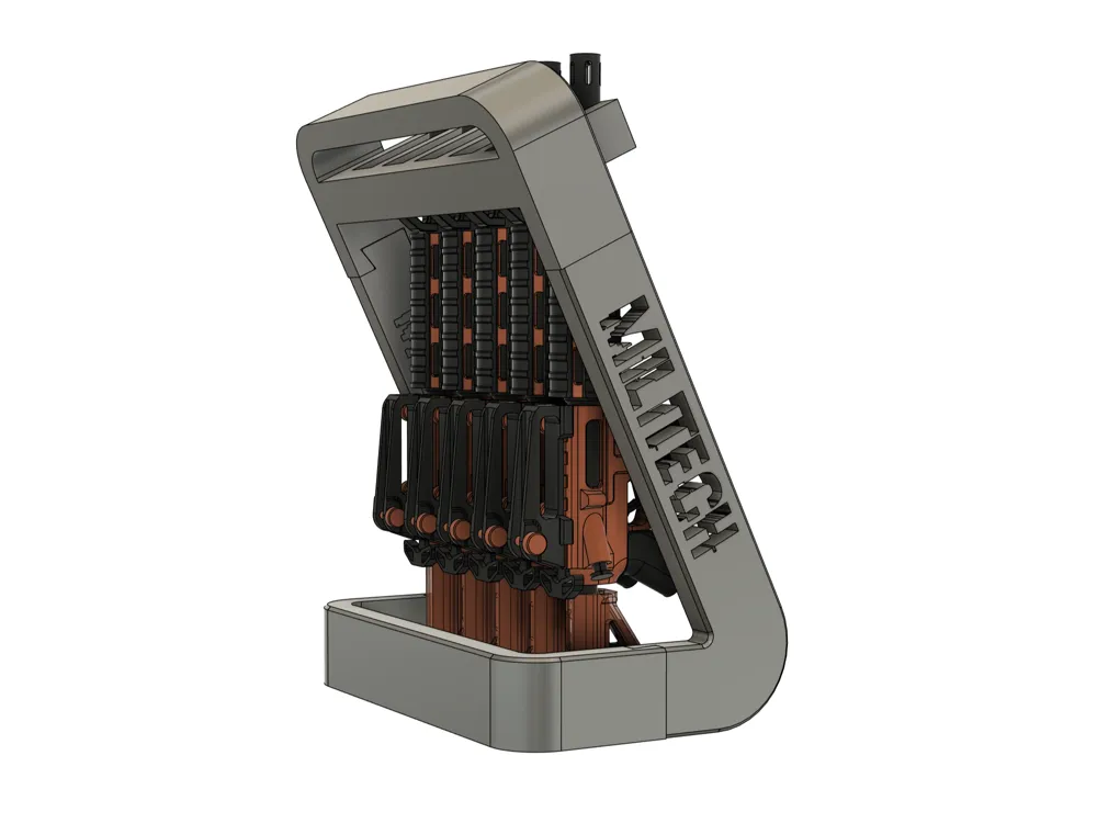 MILITECH Guns Display Stand - Free 3D Print Model - MakerWorld
