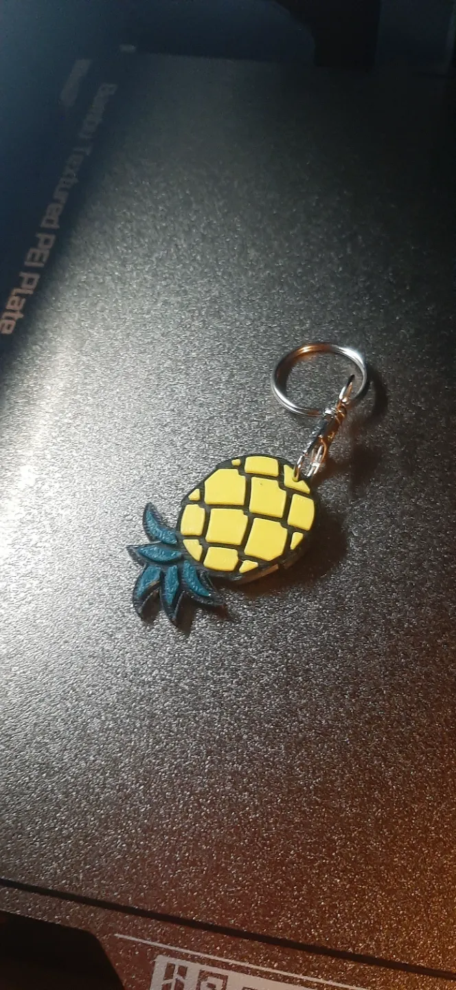 Pineapple Keychain (Inverted and Normal). Remixed by s_branquinho ...