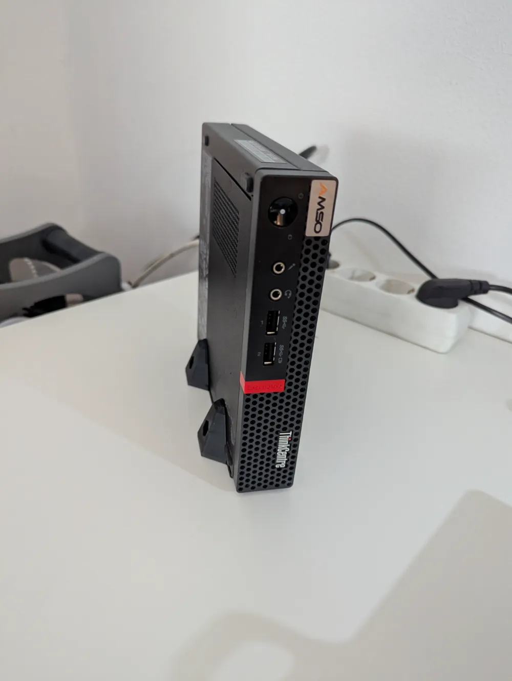 Vertical Desk Stand for Lenovo Tiny Mini PCs by waheiko81 - MakerWorld