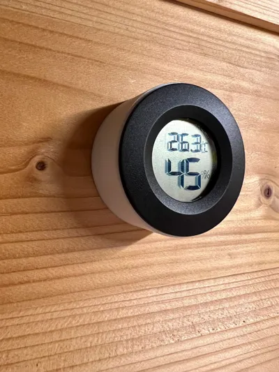 Vented Hygrometer Wall Mount by 1810 Custom Designs - MakerWorld