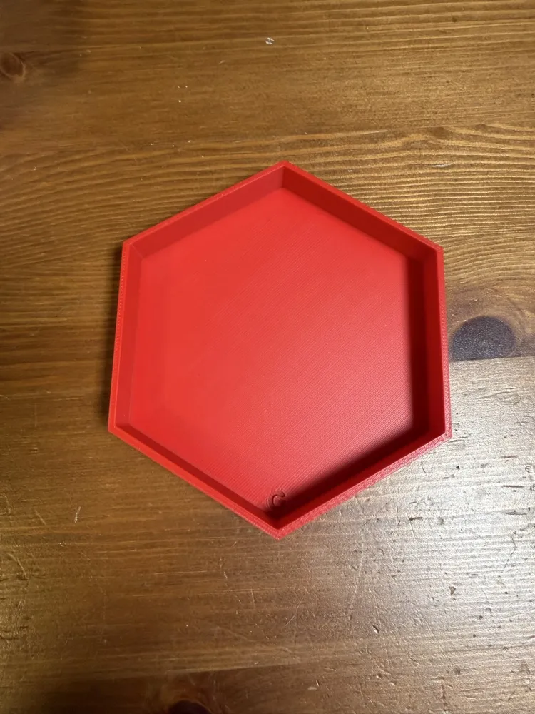 Simple Hex Tray for Board Games - Free 3D Print Model - MakerWorld