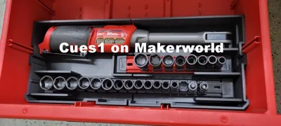 Milwaukee Packout drawer insert for Insider Wrench by Cues1 - MakerWorld