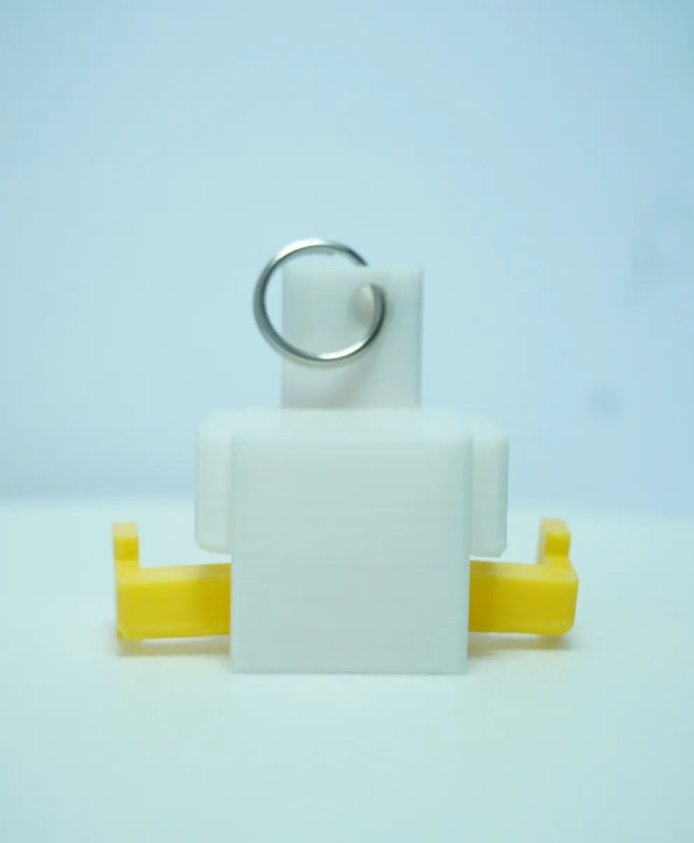 Minecraft Chicken Keychain by FrezzleMakerWorld: Download Free 3D Models