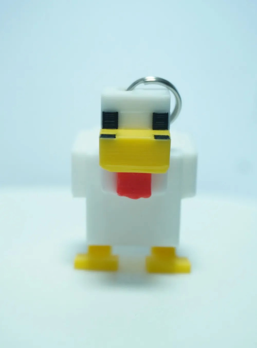 Minecraft Chicken Keychain by FrezzleMakerWorld: Download Free 3D Models