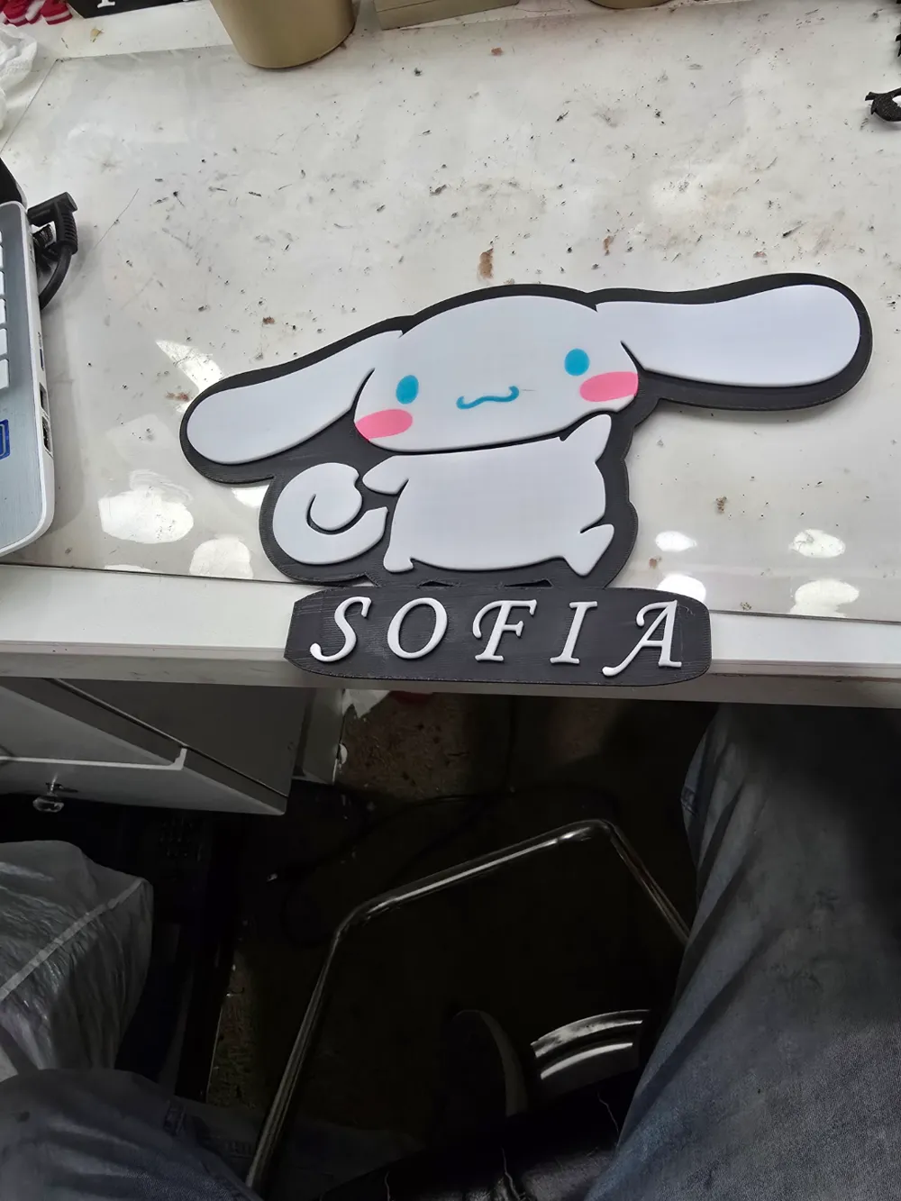 Customize Cinnamoroll name plate by monchis - MakerWorld