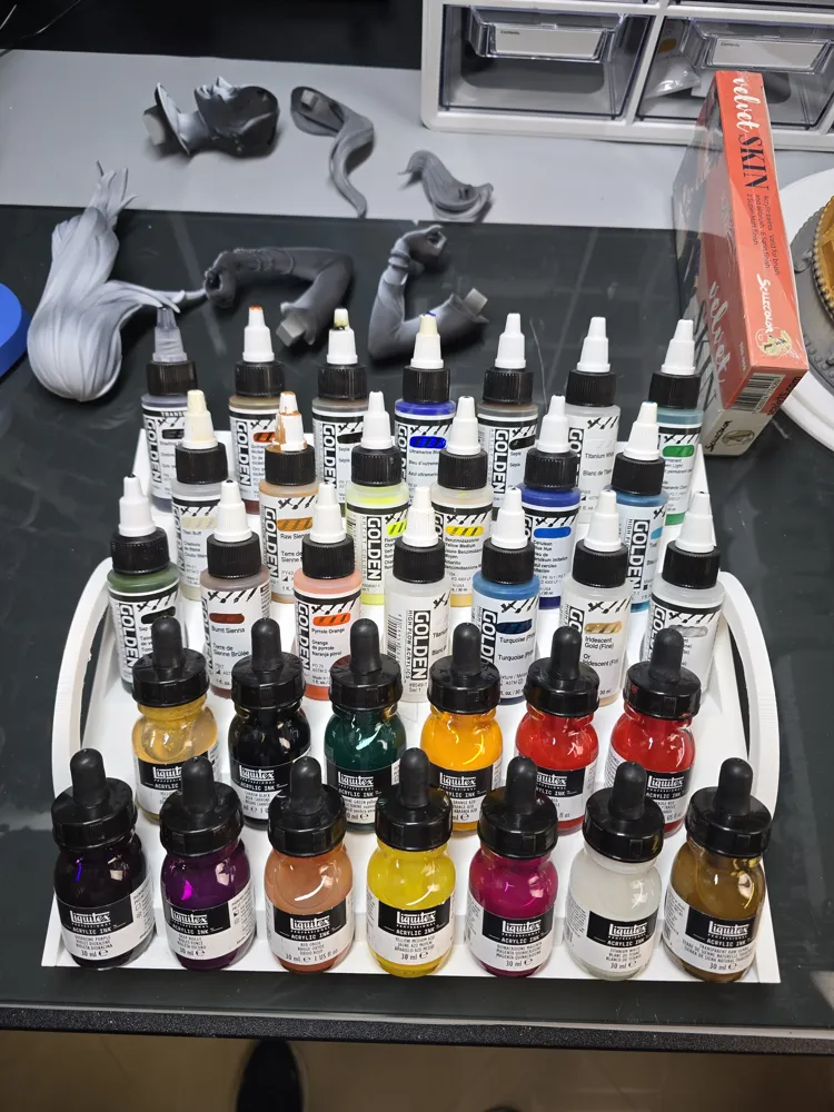 Ikea Alex Paint Storage Trays for Pro Acryl by Crafts4Painting MakerWorld: Download Free 3D Models