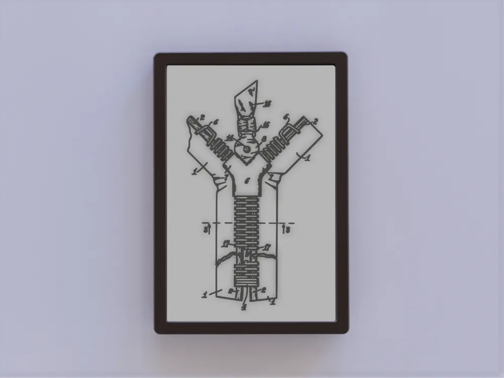 Zipper Patent Art by Ken Mills - MakerWorld