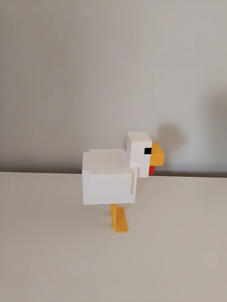 MINECRAFT CHICKEN - Free 3D Print Model - MakerWorld