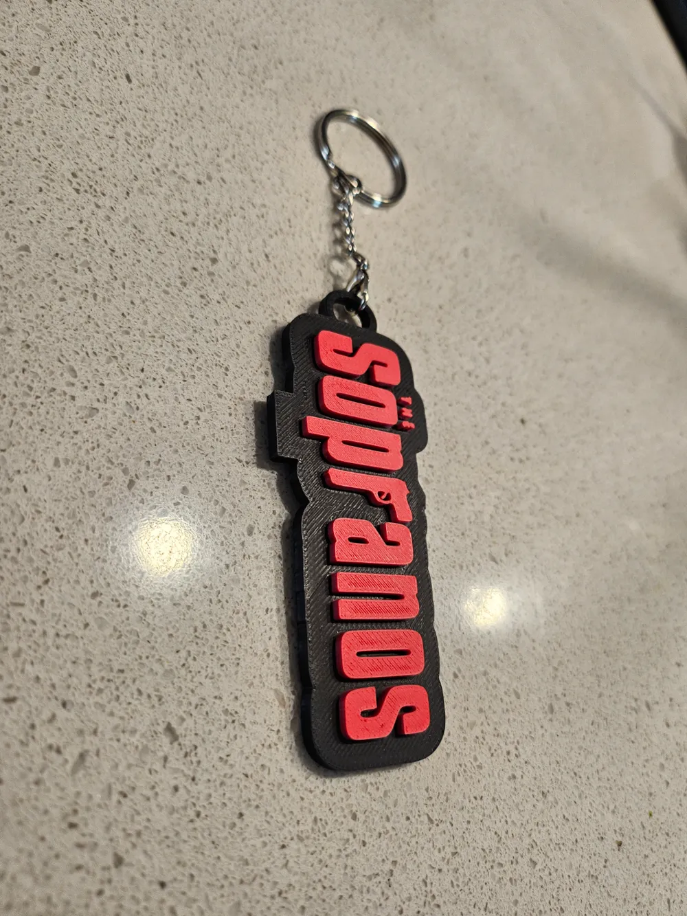 Sopranos Keychain by Tommy Gun - MakerWorld