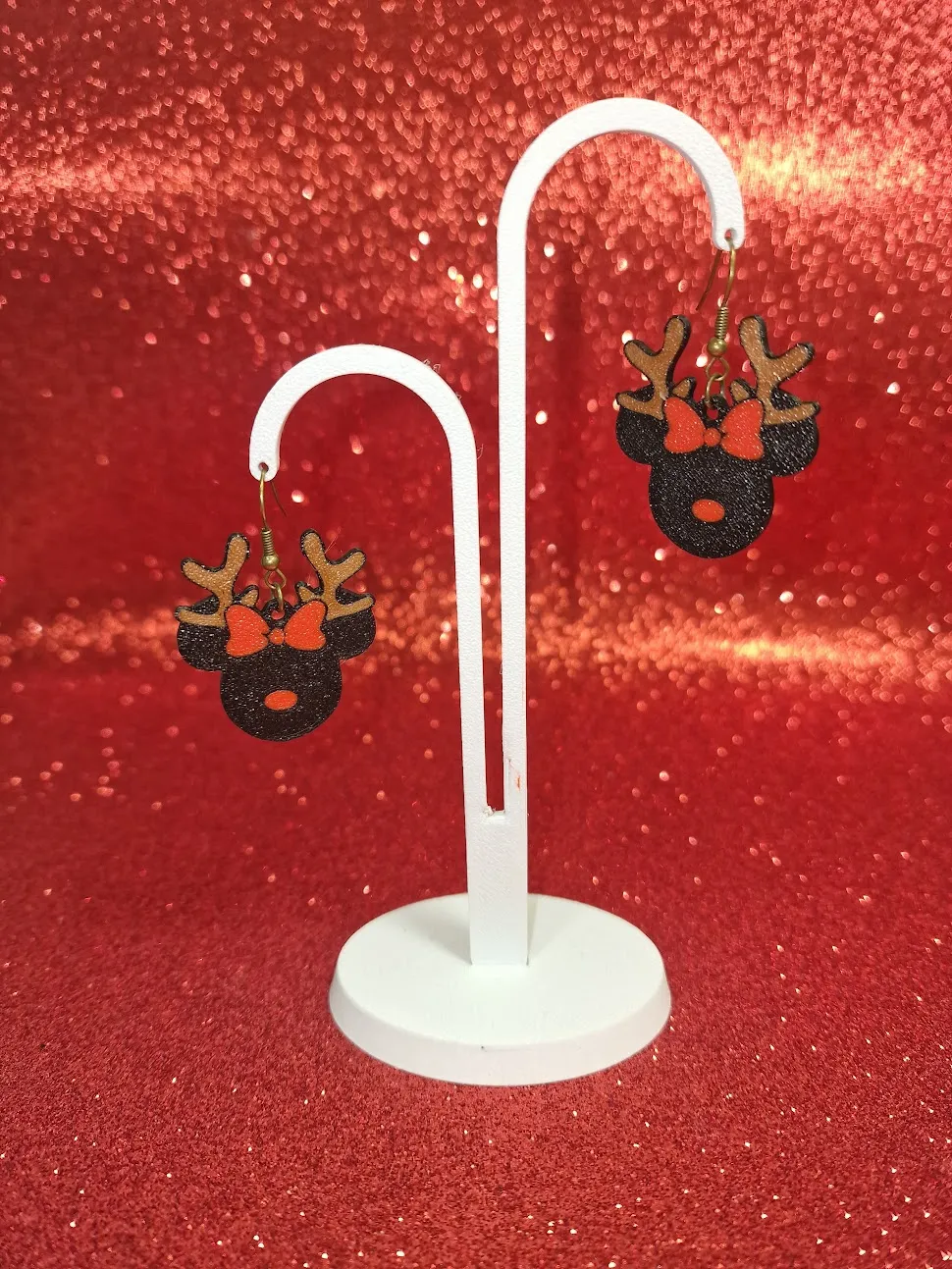 Christmas Minnie reindeer earrings by LC3D MakerWorld: Download Free 3D ...