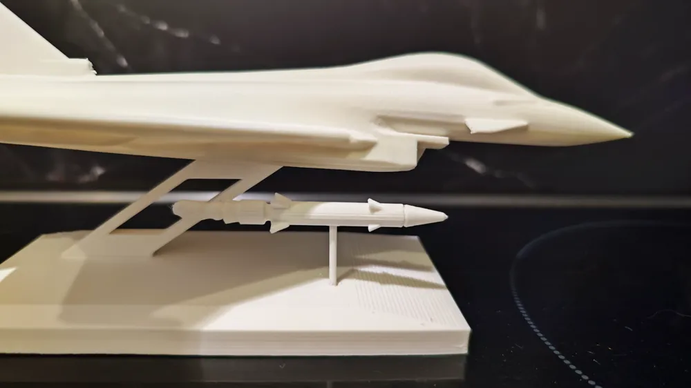 Eurofighter Jet with Missile by TobiDeve - MakerWorld