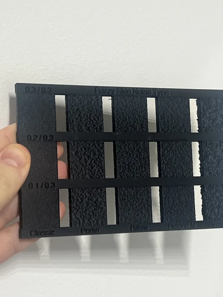 Fuzzy Skin Noise Type Test - Free 3D Print Model - MakerWorld