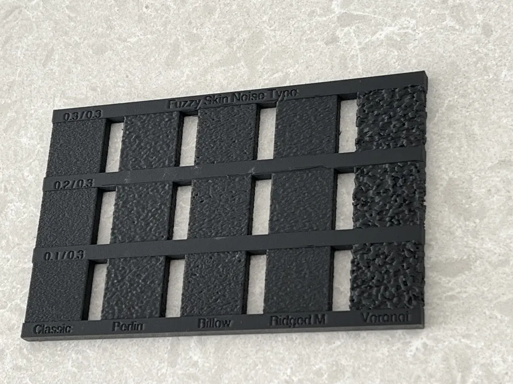 Fuzzy Skin Noise Type Test - Free 3D Print Model - MakerWorld