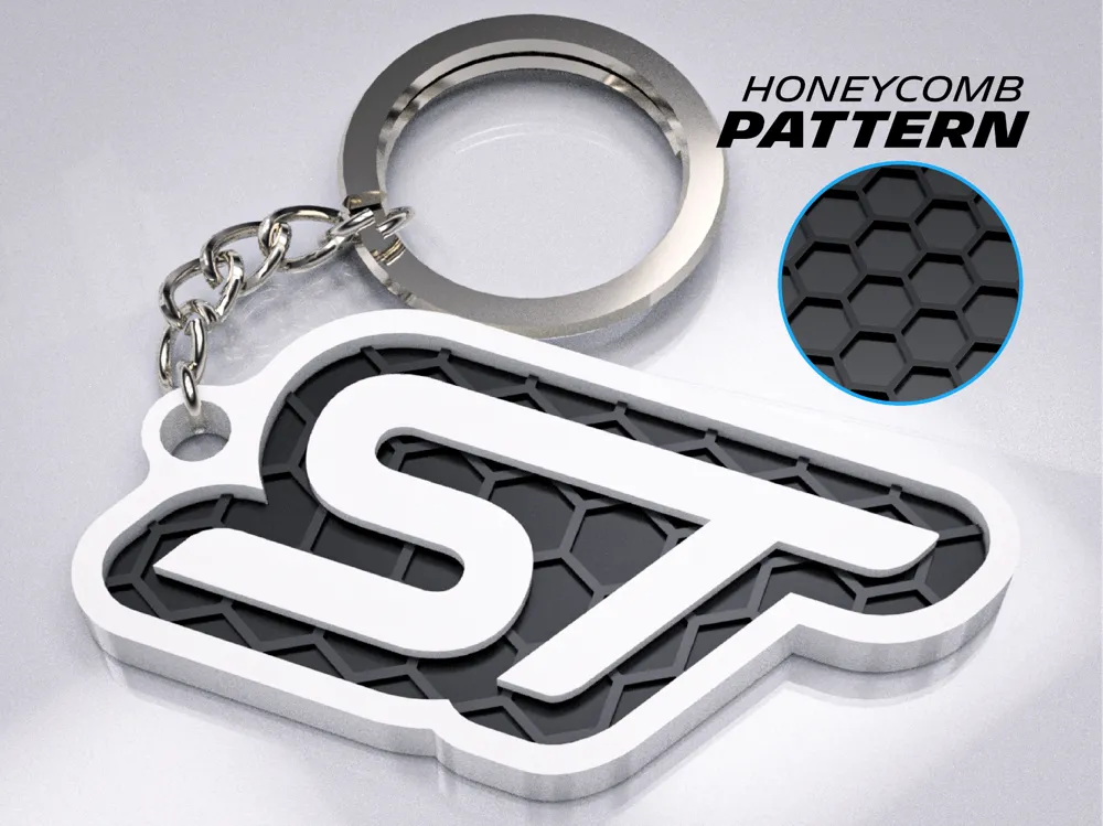 Ford ST Keychain by Krystian3D MakerWorld: Download Free 3D Models