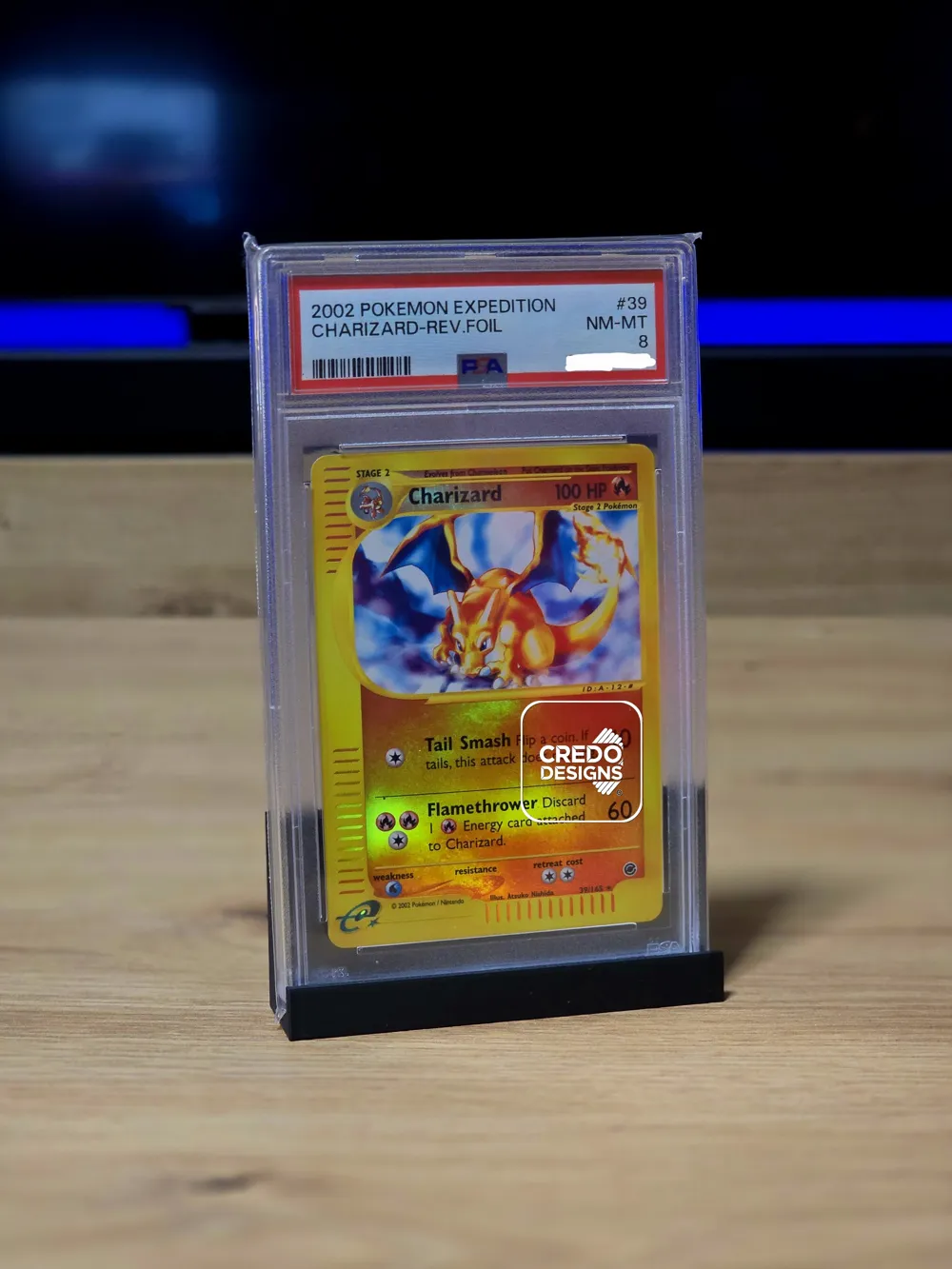 Pokémon PSA/CGC/Beckett Slab Display Stand - Free 3D Print Model ...