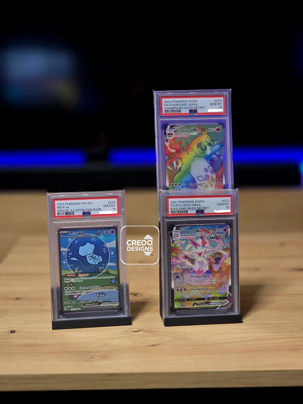 Pokémon PSA/CGC/Beckett Slab Display Stand - Free 3D Print Model ...