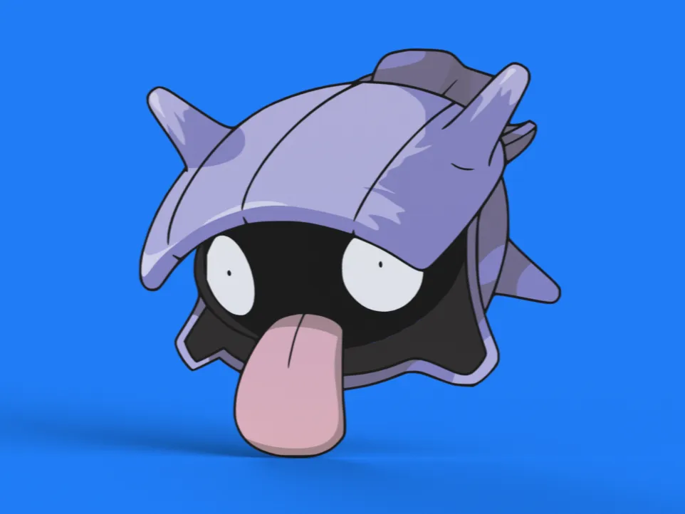 Shellder Wall Art by Sitsero - MakerWorld