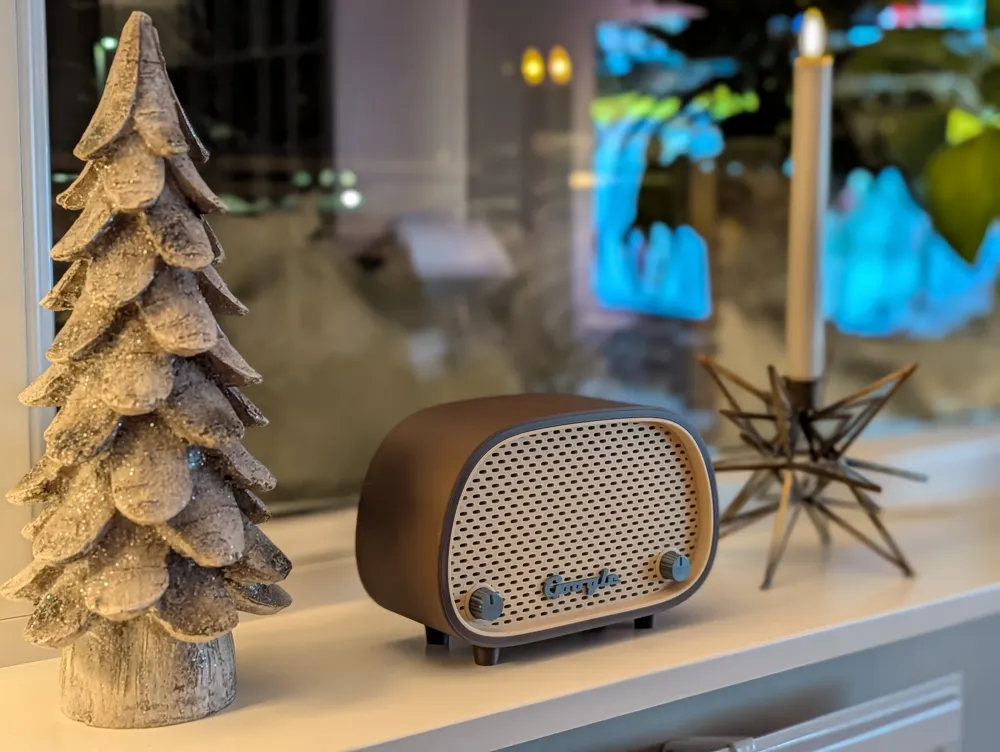 Boîtier radio rétro pour Google Nest Mini - Modèle d'Impression 3D ...
