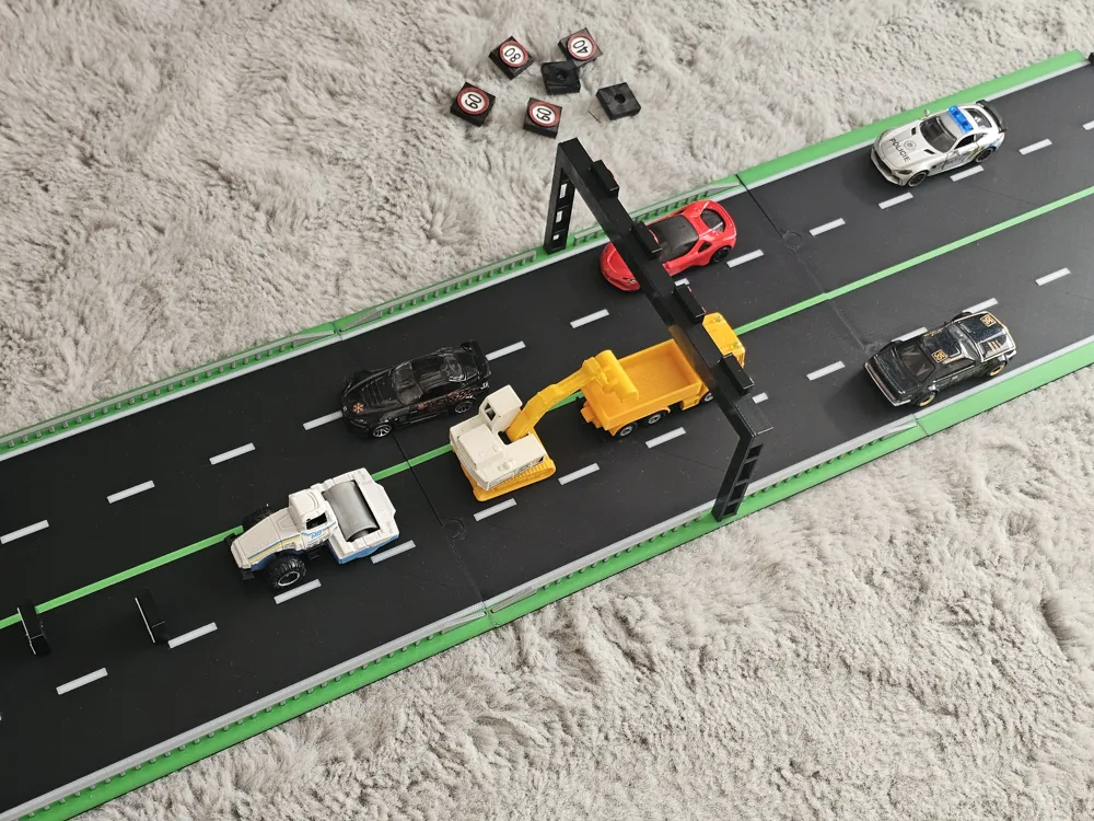 1:64 Toy Car Motorway by Tomik s Cuprou MakerWorld: Download Free 3D Models