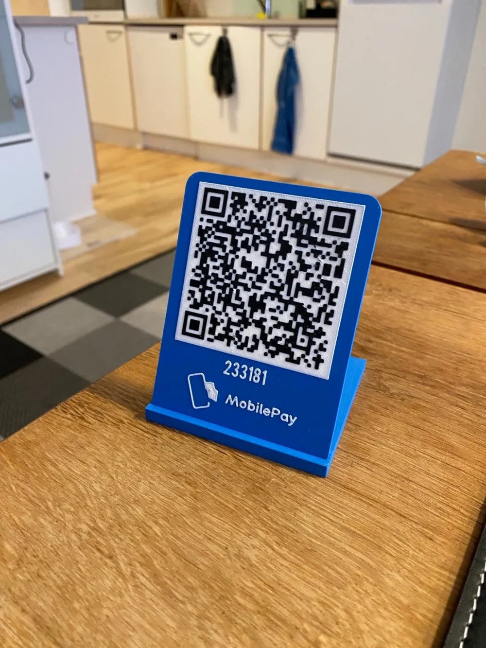 MobilePay QR Skilt by lukas.duus - MakerWorld