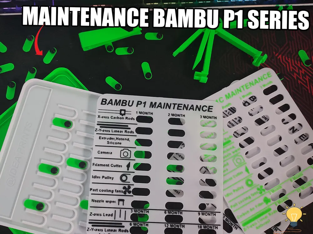Maintenance Bambu P1 Series checklist by 🐣Best Print🐰 MakerWorld ...