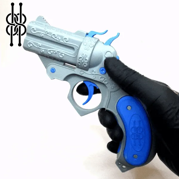 Victorian Gun Two Barrel version - Free 3D Print Model - MakerWorld