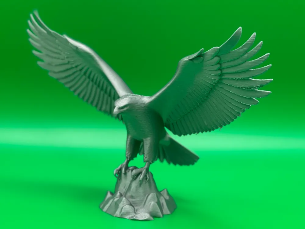 Majestätischer Adler auf Felsen – Kostenloses 3D-Druckmodell – MakerWorld