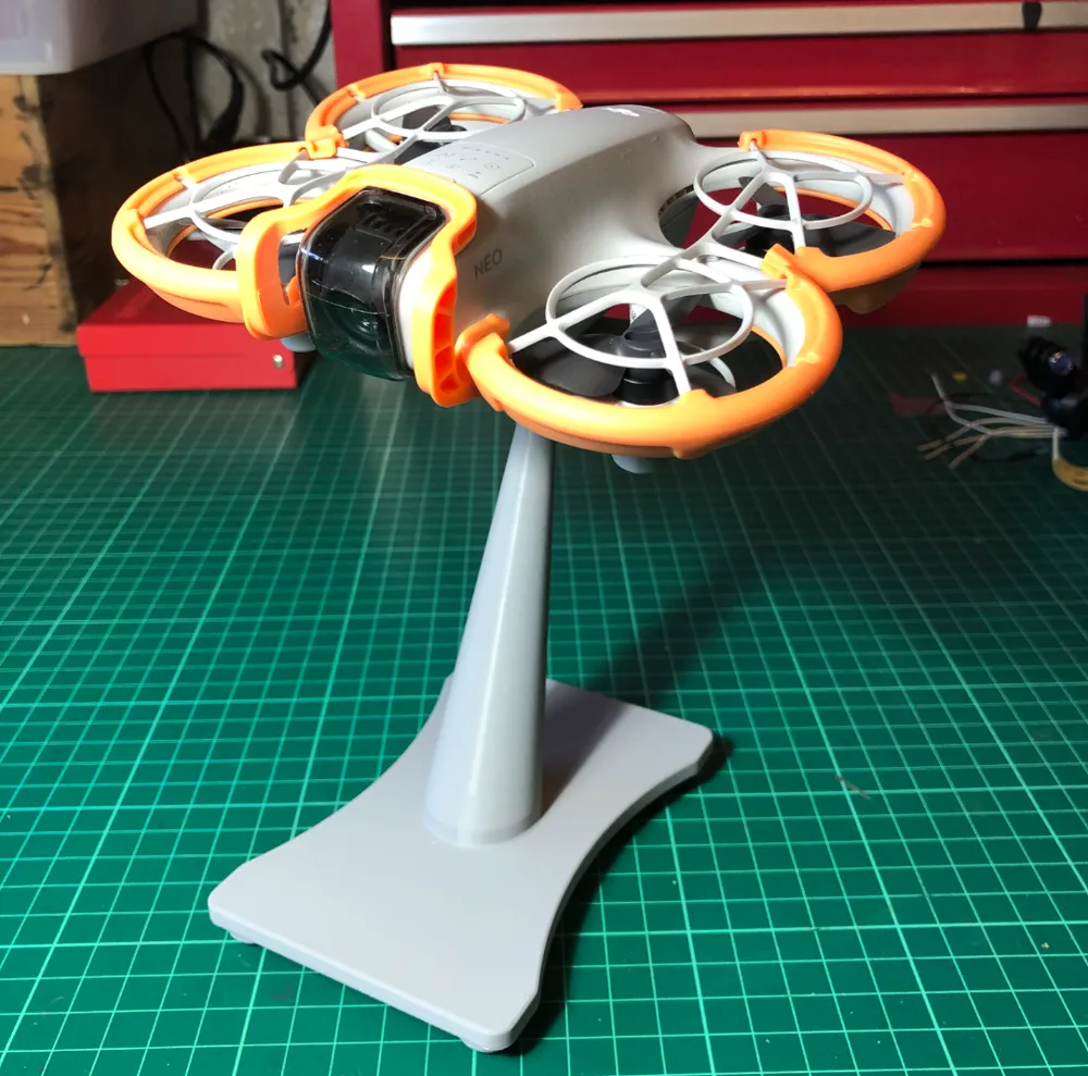 DJI NEO Desktop Display Stand - Free 3D Print Model - MakerWorld