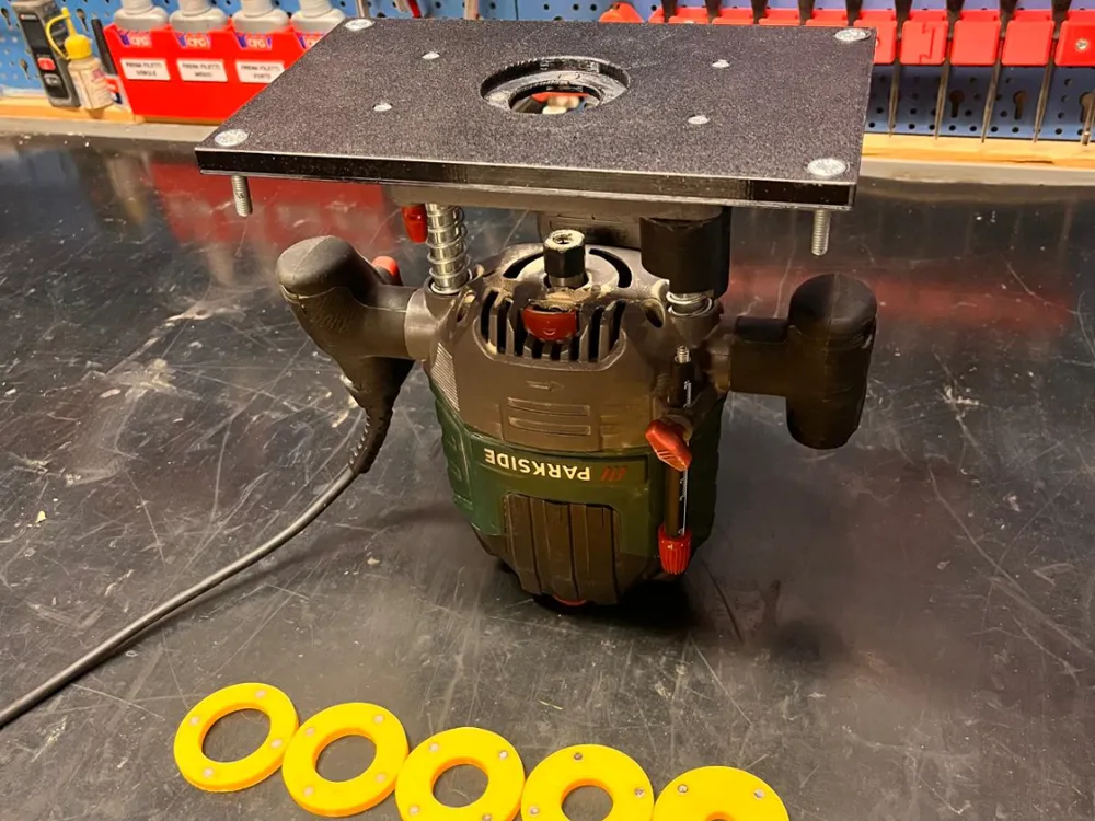 Parkside Router Plate by DomeMakerWorld: Download Free 3D Models