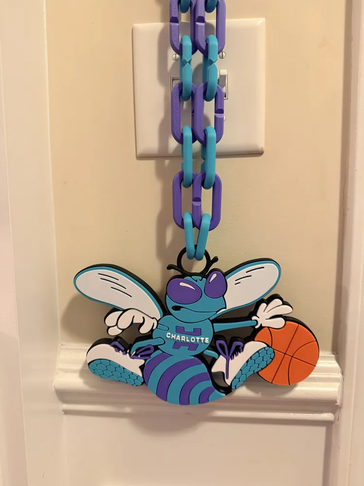 Charlotte Hornets Retro LOGO - Free 3D Print Model - MakerWorld