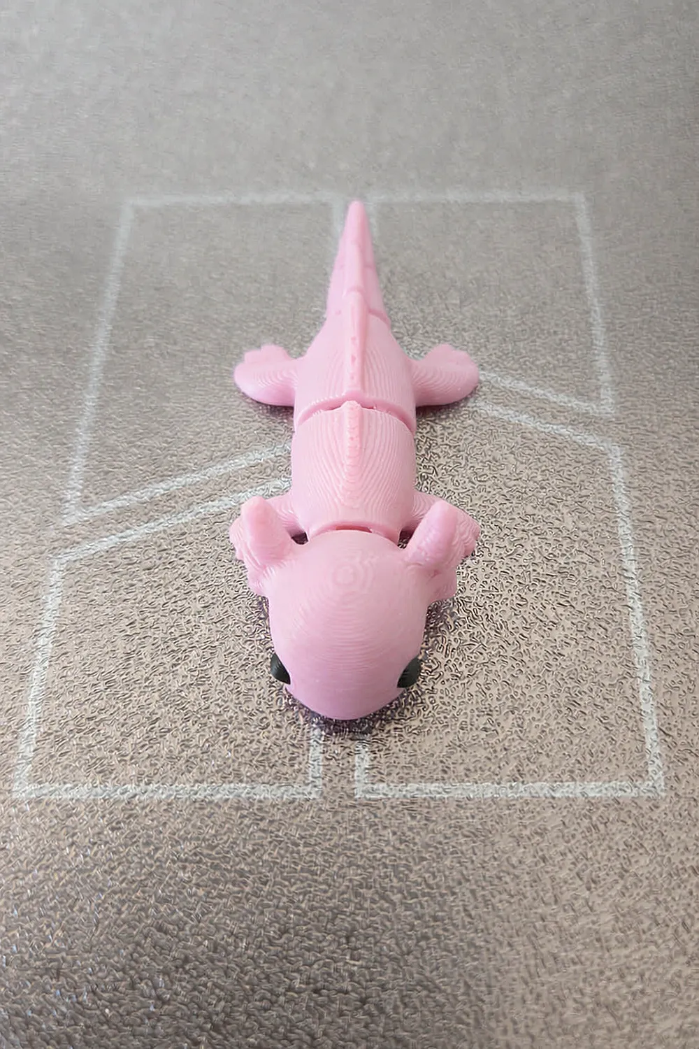 Flexi Axolotl-Articulated & keychain - Free 3D Print Model - MakerWorld