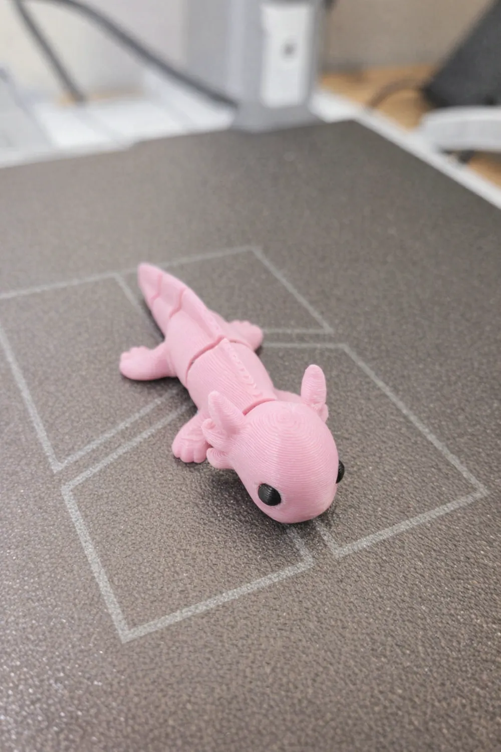 Flexi Axolotl-Articulated & keychain - Free 3D Print Model - MakerWorld