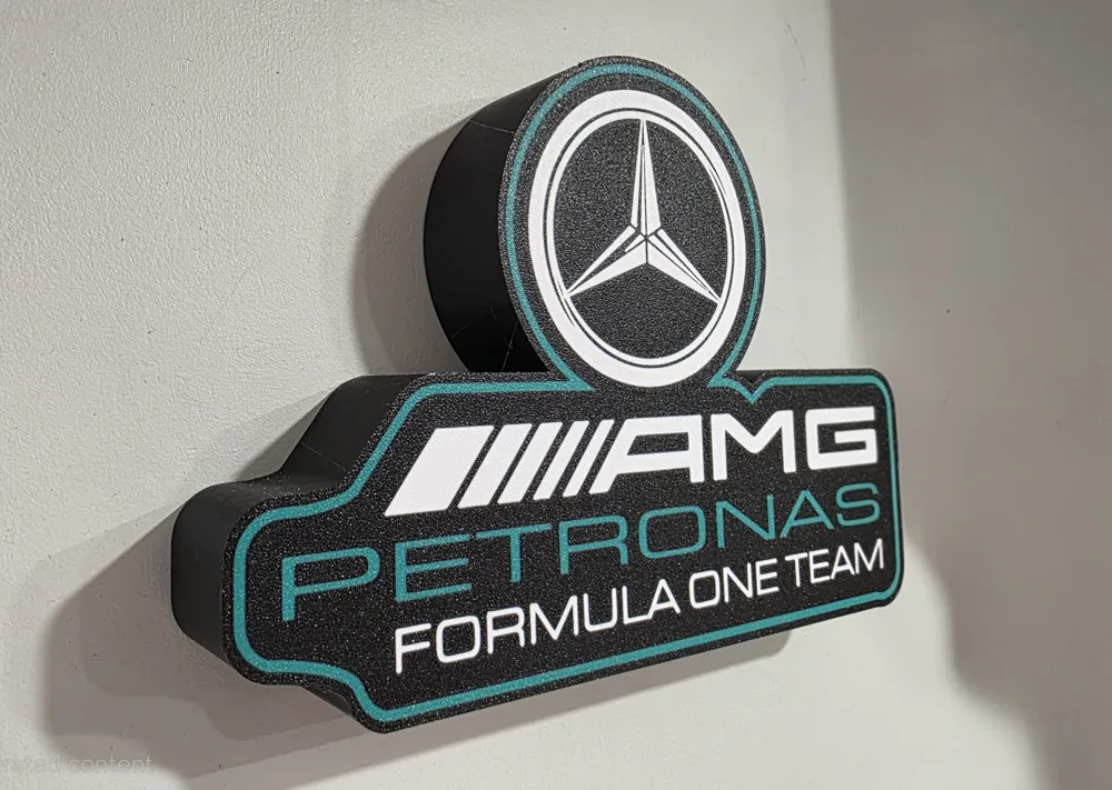 AMG Petronas Mercedes F1 Team Light by CRD3D - MakerWorld