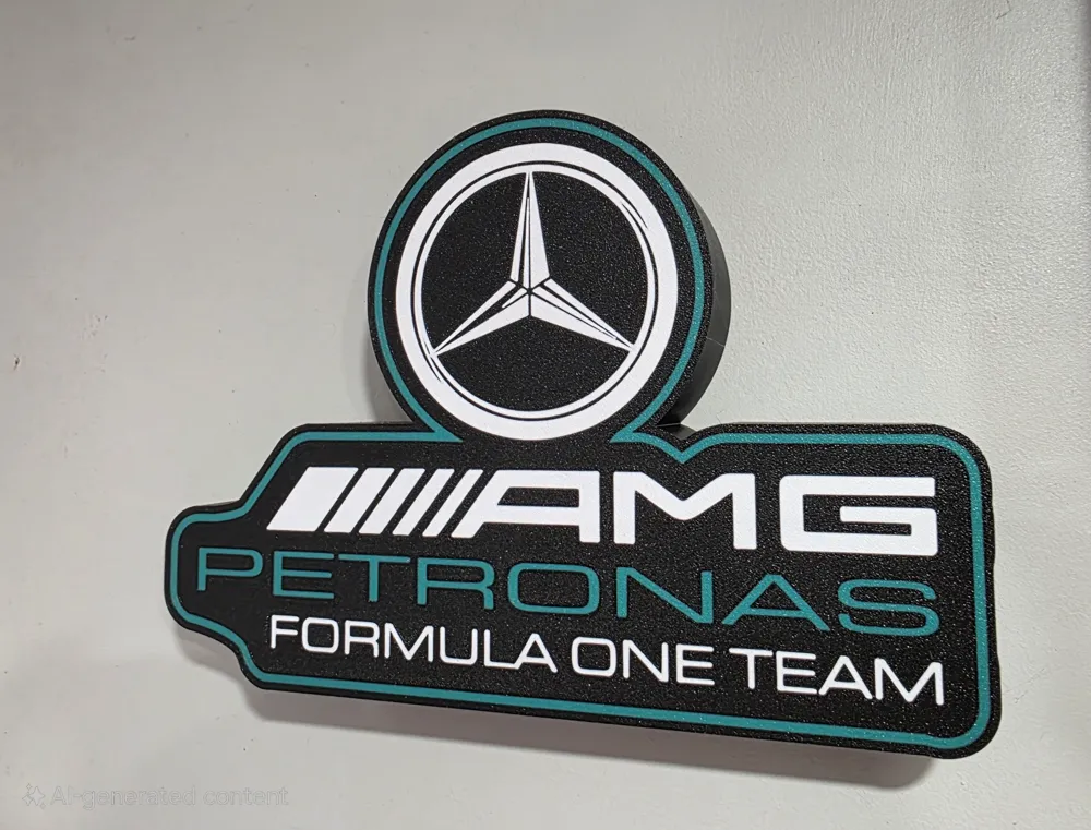 AMG Petronas Mercedes F1 Team Light by CRD3D - MakerWorld