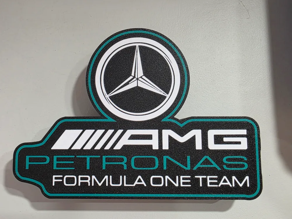 AMG Petronas Mercedes F1 Team Light by CRD3D - MakerWorld