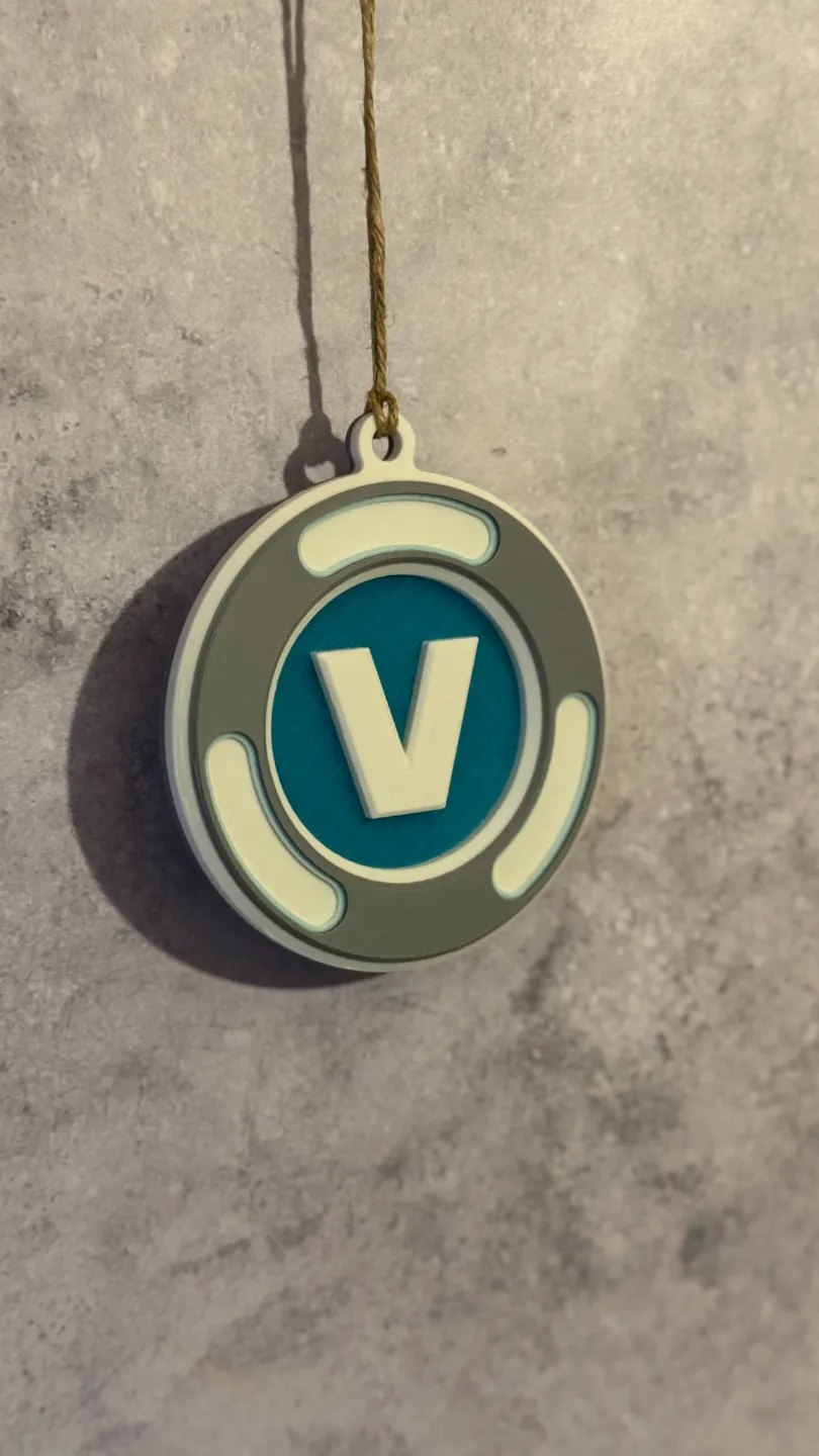 Fortnite V-Bucks Ornament - Holy Loot for Gamers! by 3Dmudel.ee ...