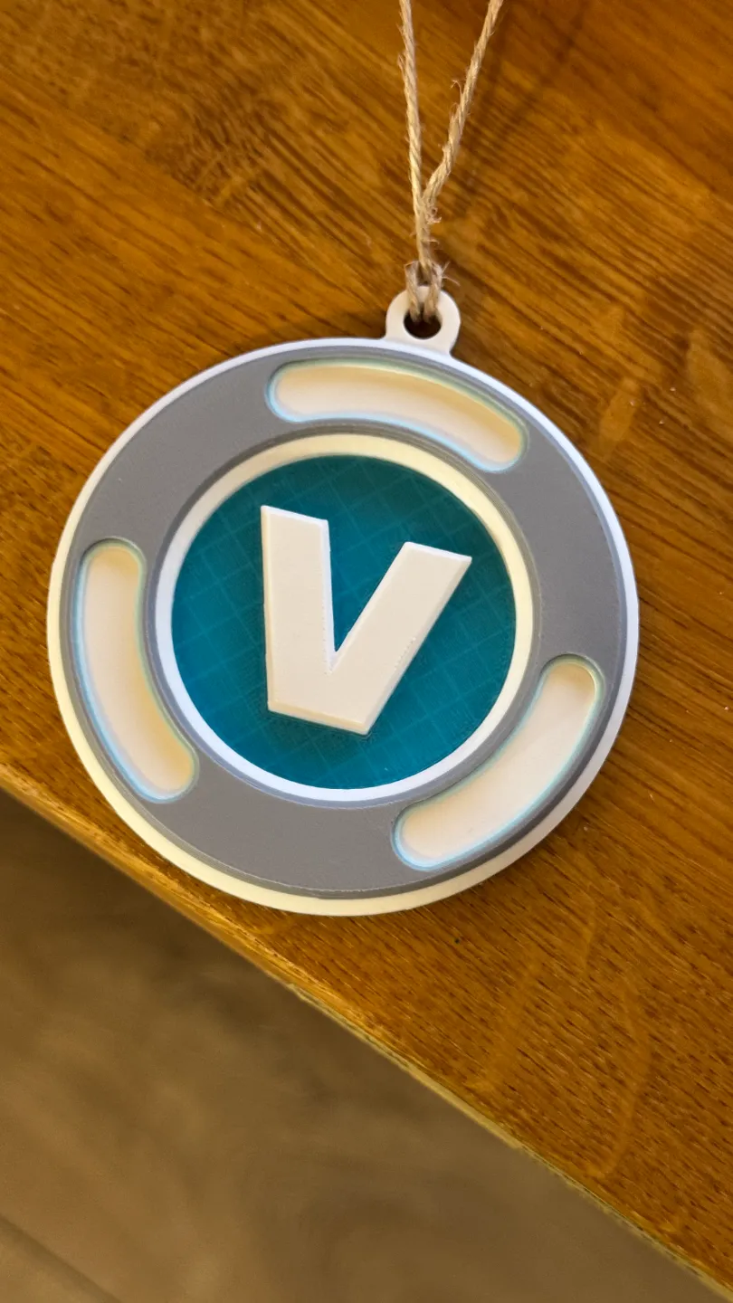 Fortnite V-Bucks Ornament - Holy Loot for Gamers! by 3Dmudel.ee ...