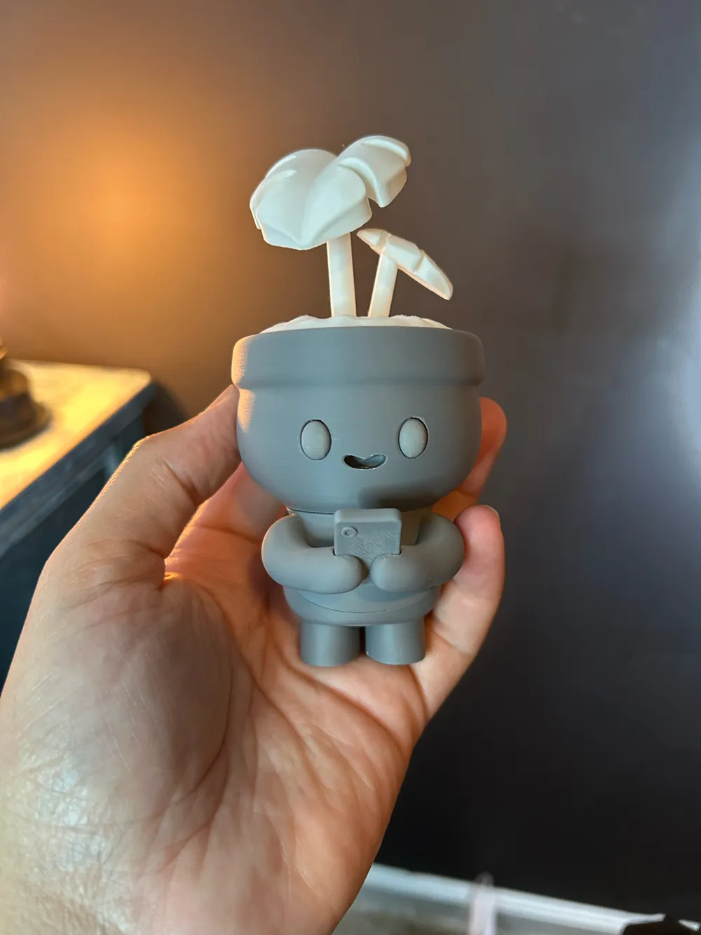 Chibi Monstera Buddy - Free 3D Print Model - MakerWorld