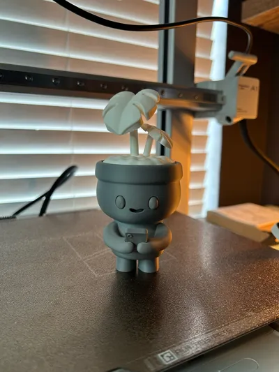 Chibi Monstera Buddy - Free 3D Print Model - MakerWorld