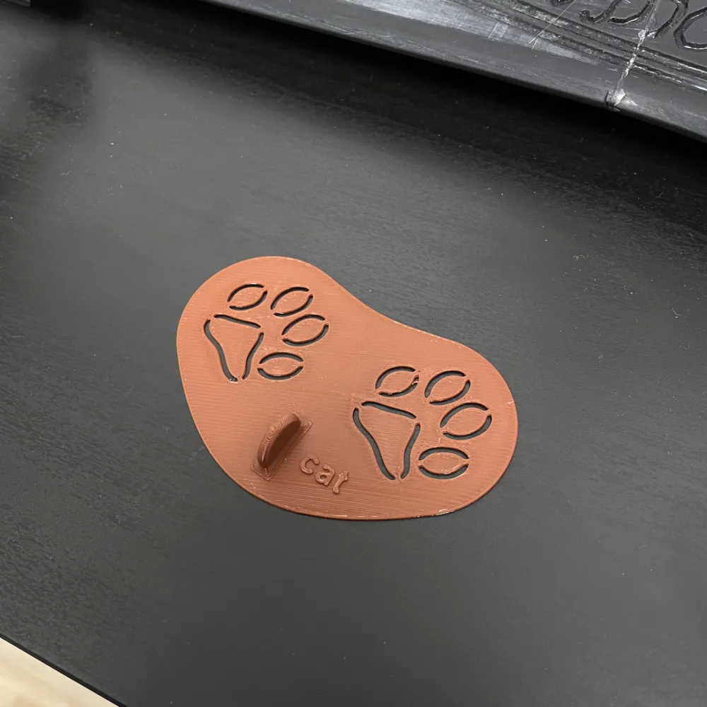 Cat footprint tample by Mdesign - MakerWorld