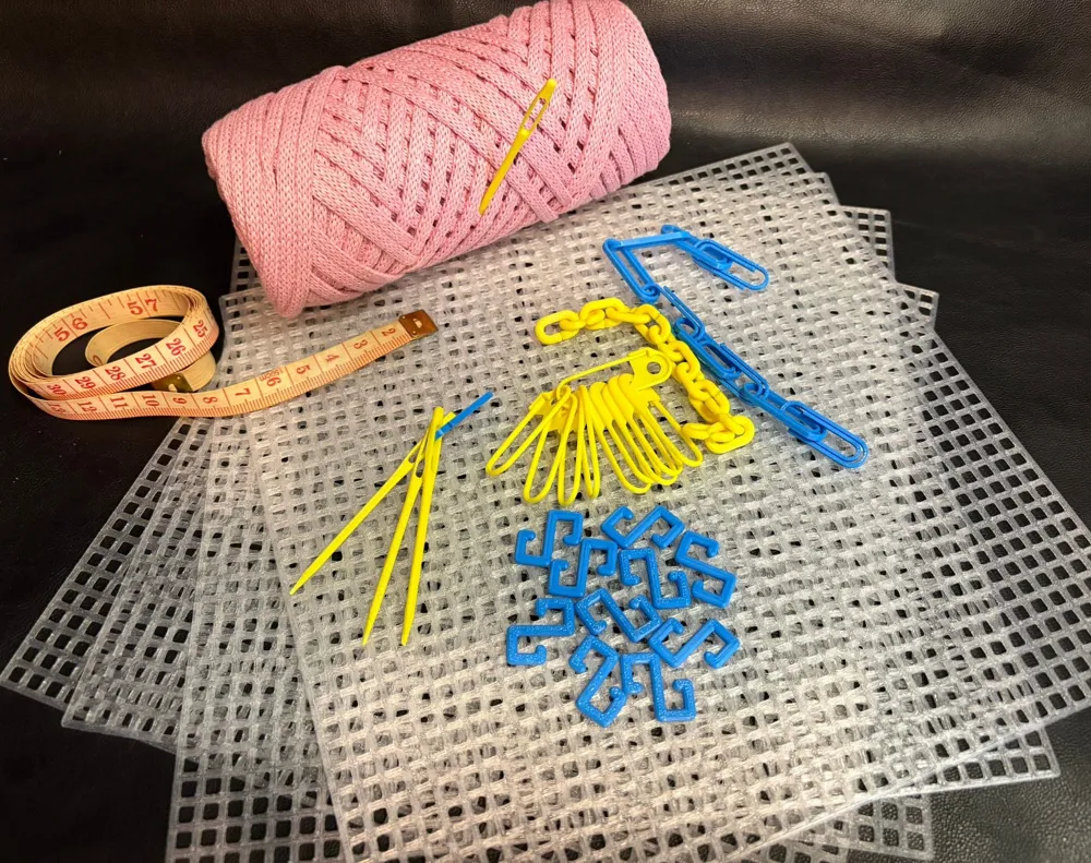 Simple Crochet canvas Kit - Free 3D Print Model - MakerWorld