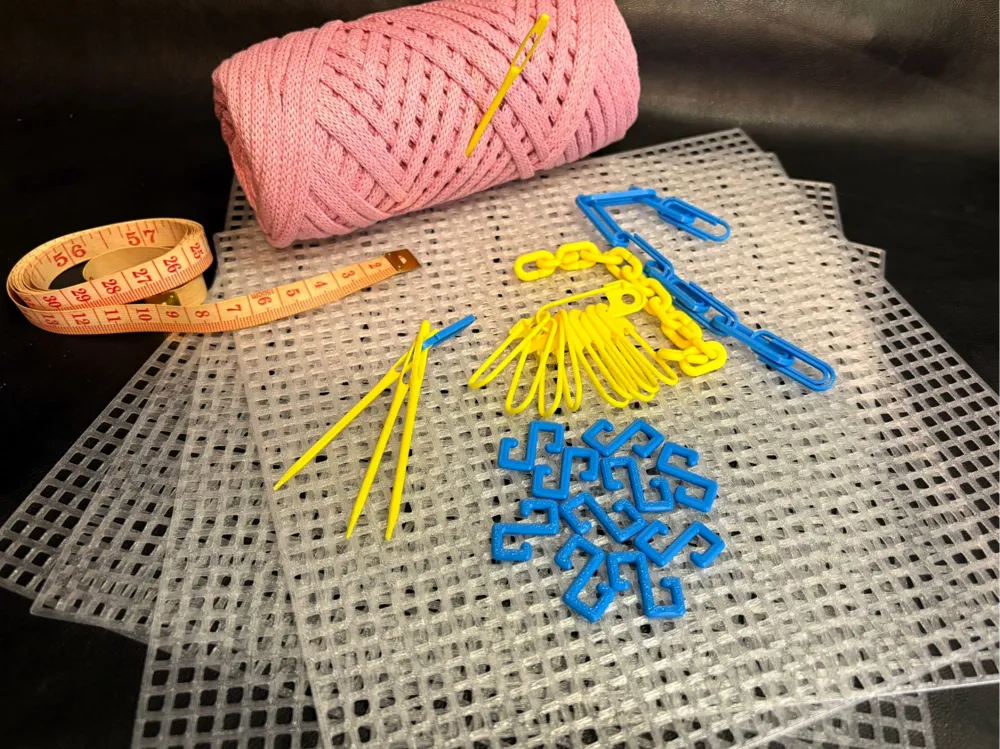 Simple Crochet canvas Kit - Free 3D Print Model - MakerWorld