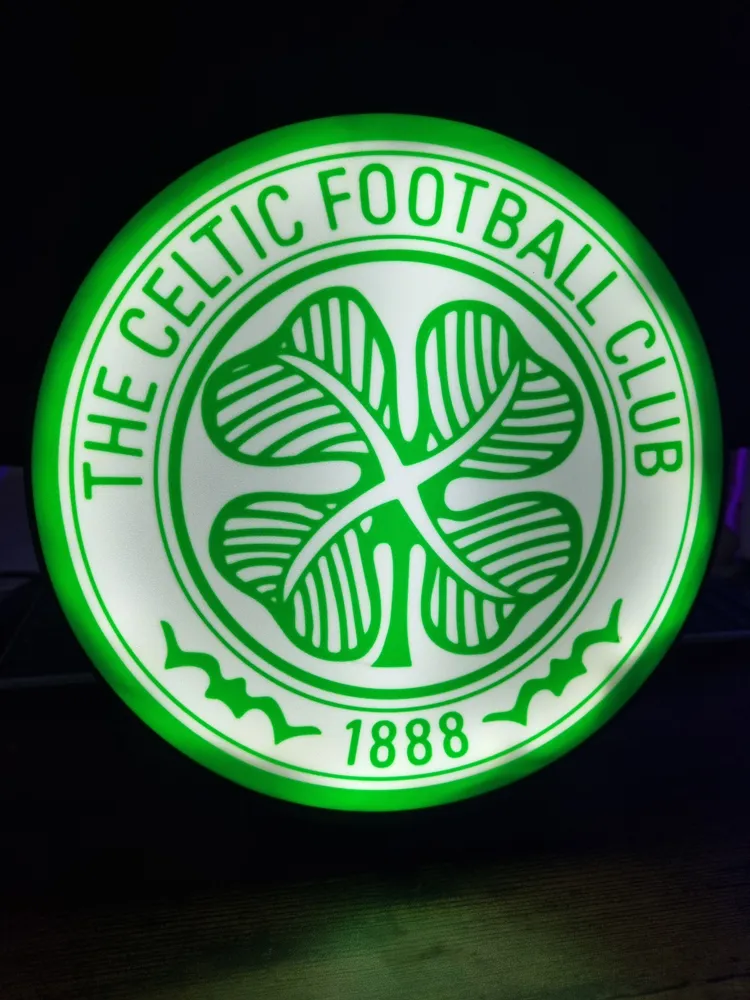 Celtic FC Light Box by cbn.3dMakerWorld: Download Free 3D Models