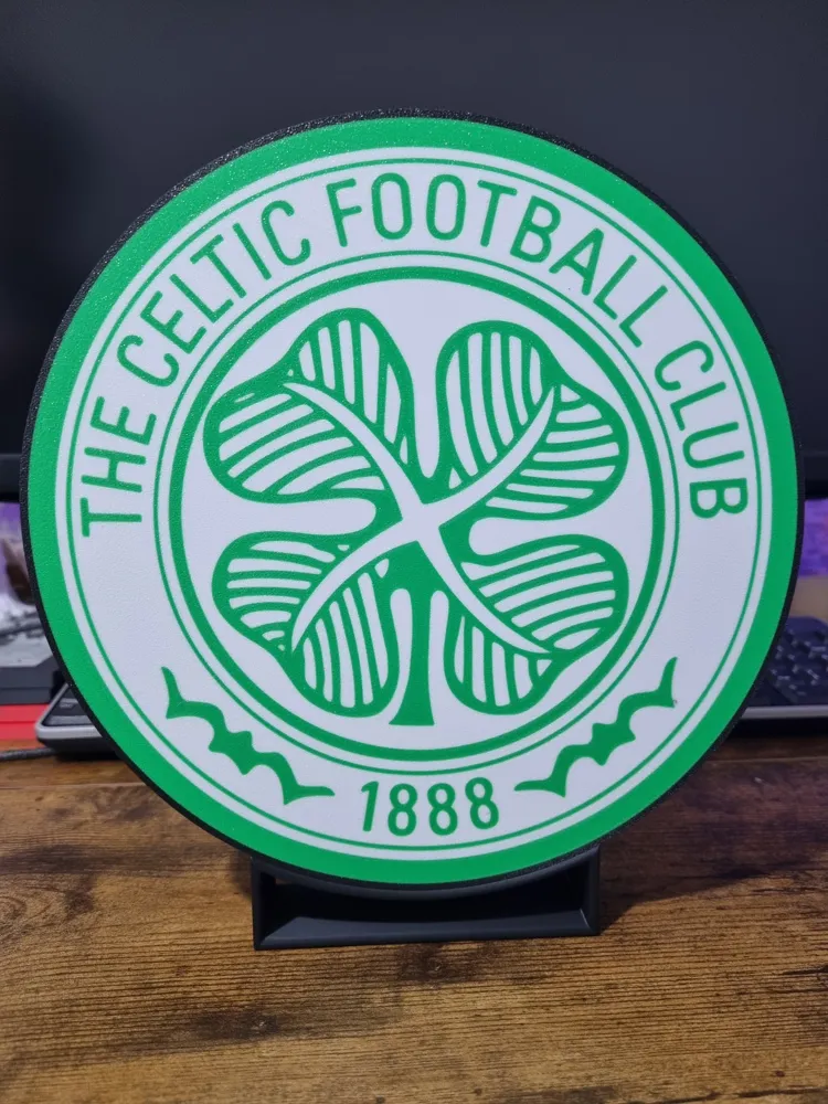 Celtic FC Light Box by cbn.3dMakerWorld: Download Free 3D Models