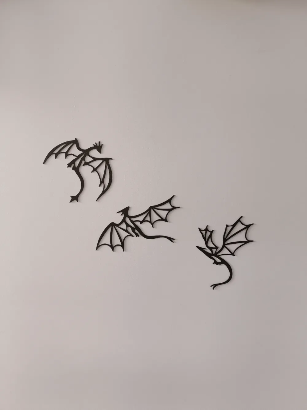 Dragons wall art 2D by Pyciu - MakerWorld