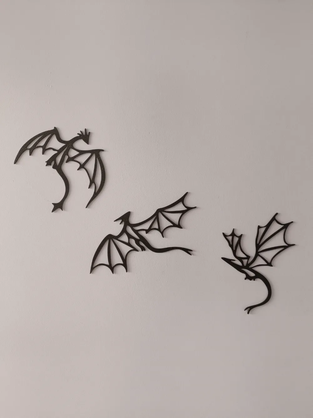 Dragons wall art 2D by Pyciu - MakerWorld