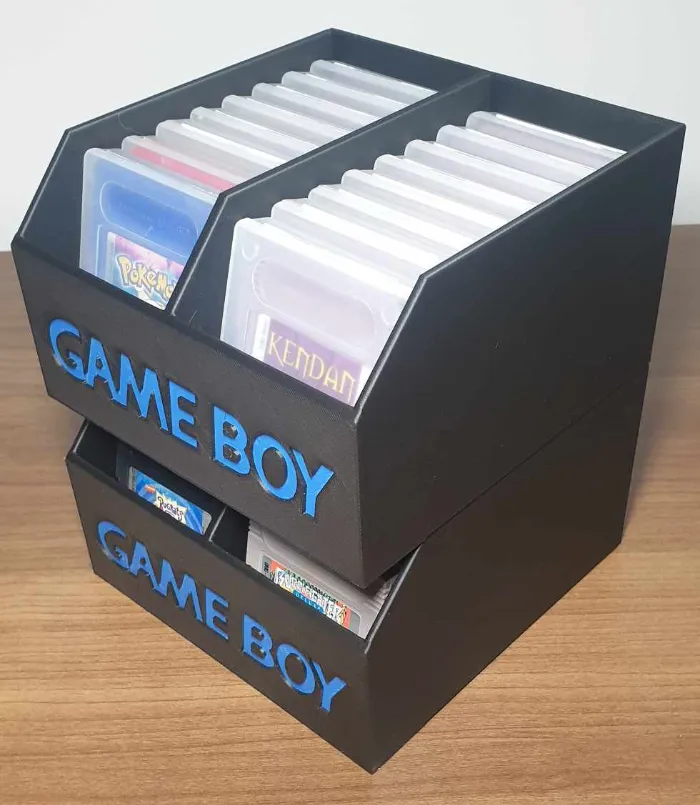 Gameboy Game Storage Stackable for Games in Case Remixed by ...