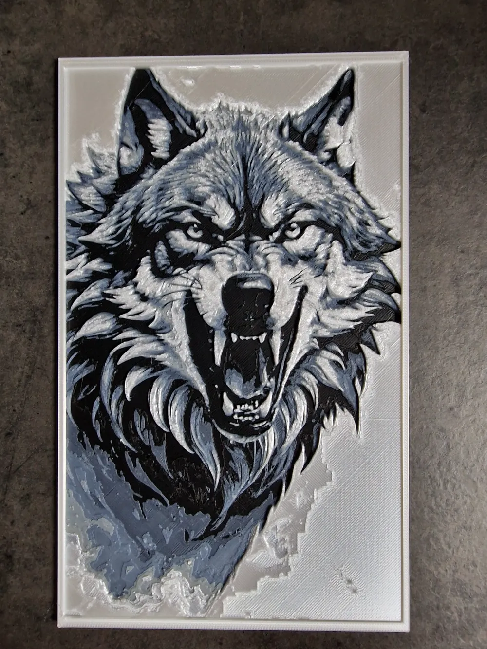 Wolf Hueforge by Edelassi - MakerWorld